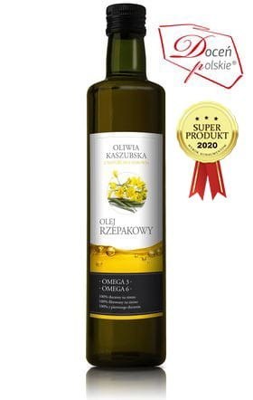 Olej rzepakowy tłoczony na zimno 500ml > Suplementy i preparaty dla zwierząt hodowlanych — EUROVITO